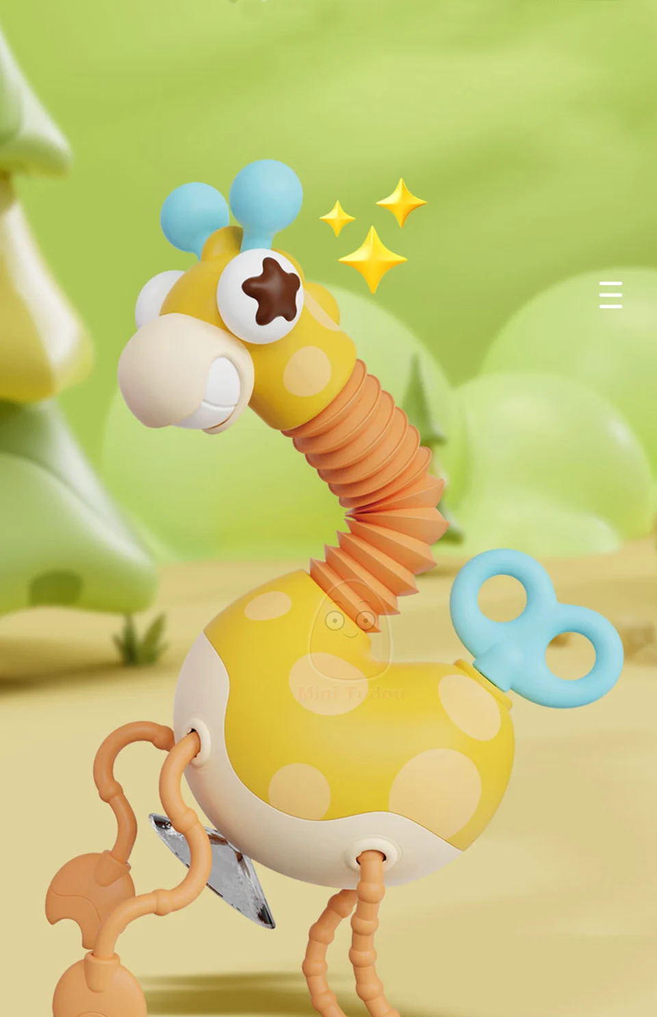 Infants Toddlers Giraffe Montessori Fine Motor Skills Pull String ...