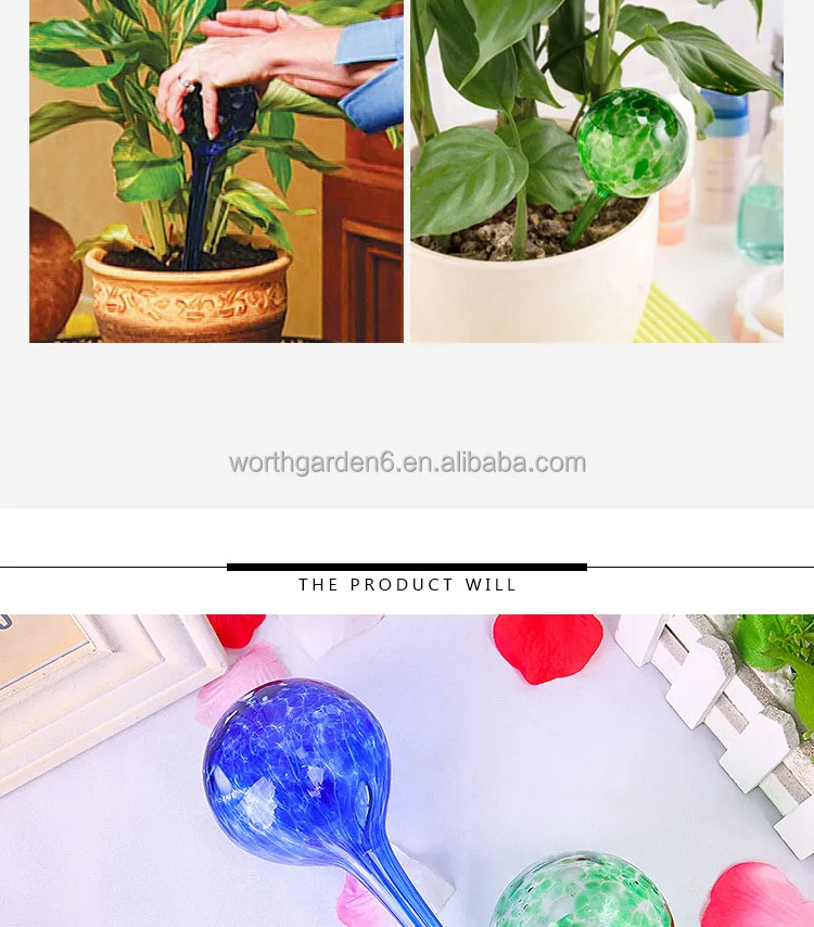 Decorative Glass Watering Bulbs - Automatic Drip Irrigation