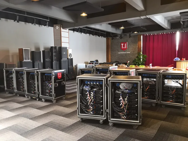 T.I Audio AP Series 800W Powered Amplifier - 4 Channel Pro Sound