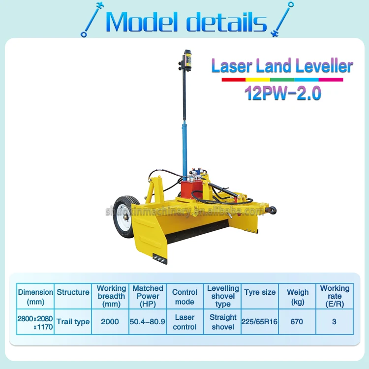 High Quality 3M Auto Leveling Machine GPS Agricultural Land Leveler