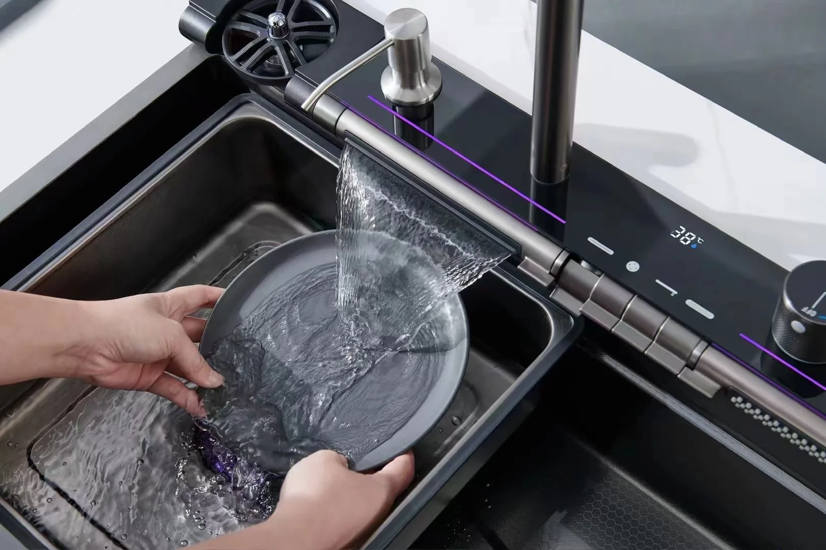 2024 Tiktok Smart Kitchen Sink - Stainless Steel & Multi-functional
