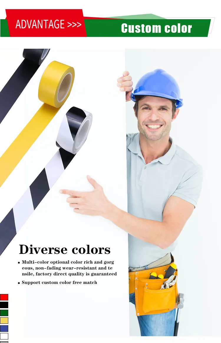 Lane Warning Mark Floor Caution Heavy Duty Keep Distance Hazard Safety ...