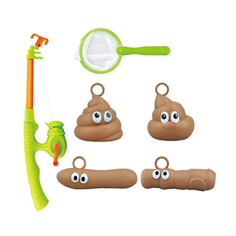 Kids Funny Bath Time Fish For Floaters Poop Fishing Game Toys| Alibaba.com