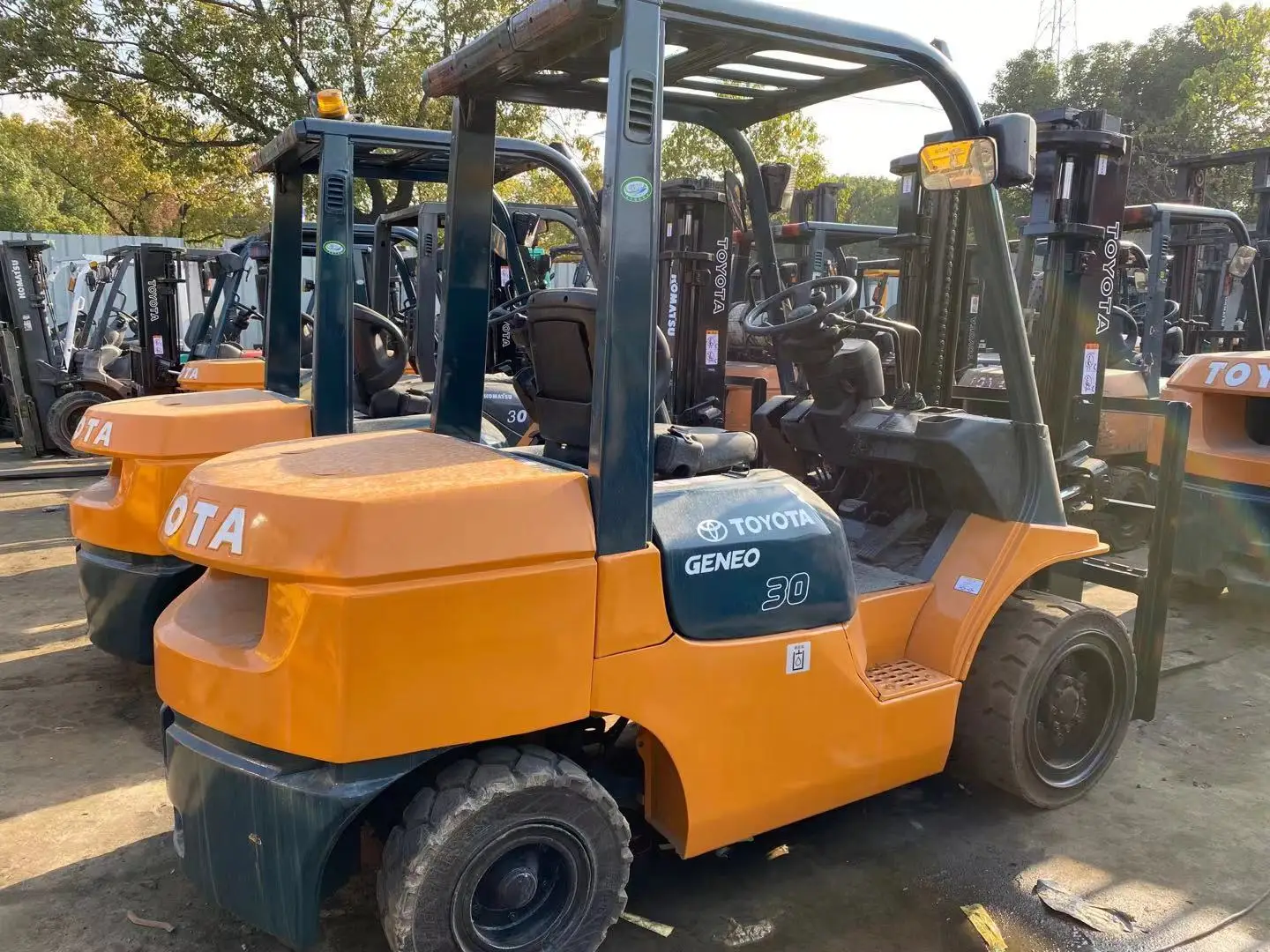 Fd30 toyota Used Toyota 3ton Forklift FD30 Second Hand toyota FD30 Forklift 3ton Original Japan ...