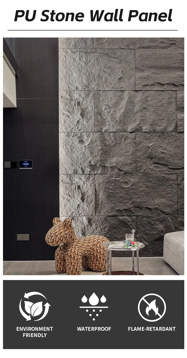 Luxury PU Faux Artificial Stone One Panel One Wall Decorative Wall ...