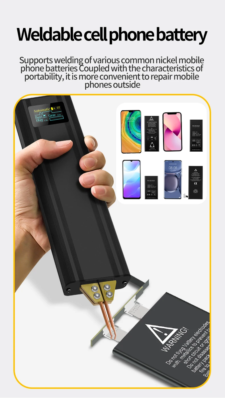 DIY Mini Spot Welder - Portable & Adjustable for 18650 Batteries