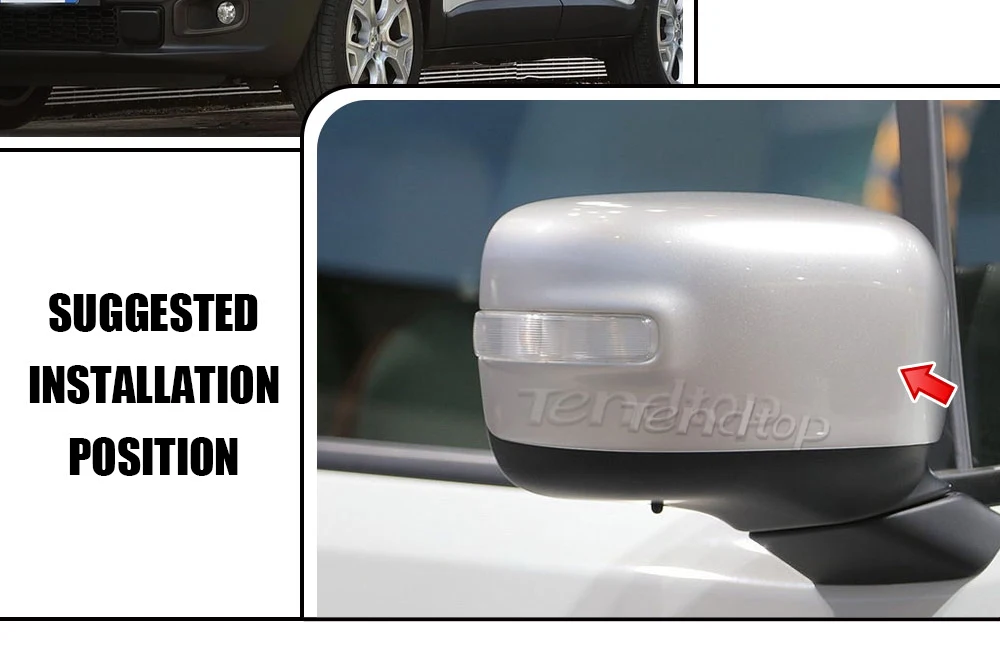 Dynamic Yellow Led Side Turn Signals Indicator Lights For Jeep Renegade ...