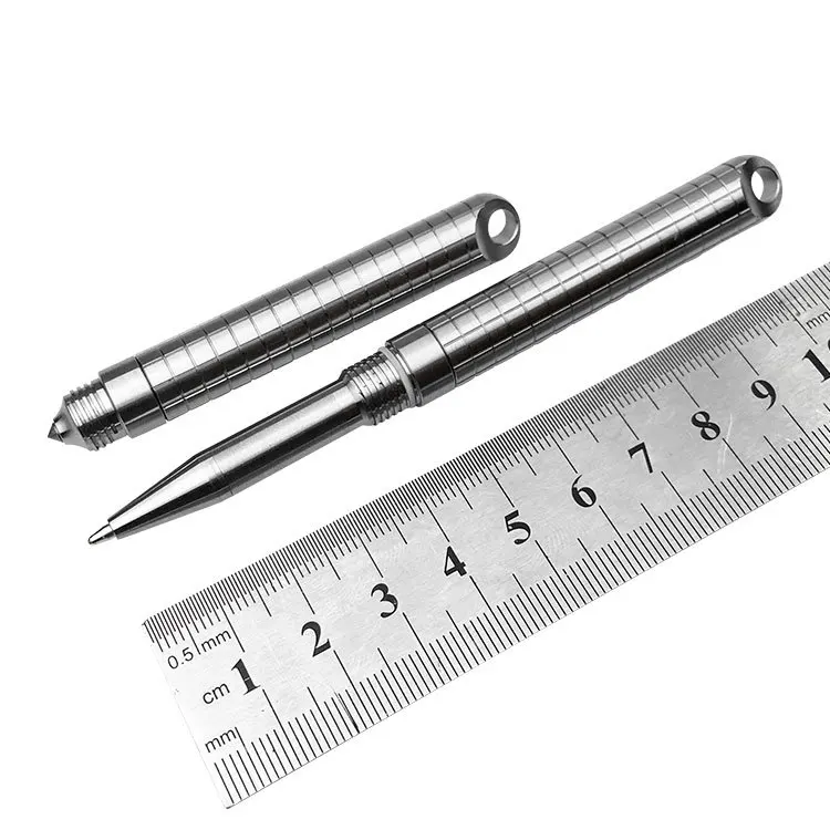 Titanium Alloy Mini Tactical Pen - Portable Self-Defense Keychain