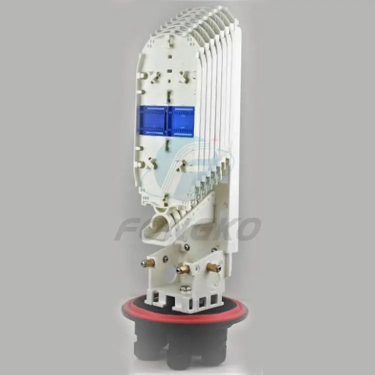 288 Cores Fibra Optica Joint Box 8 Trays 1IN 4OUT Fiber Optic Dome ...