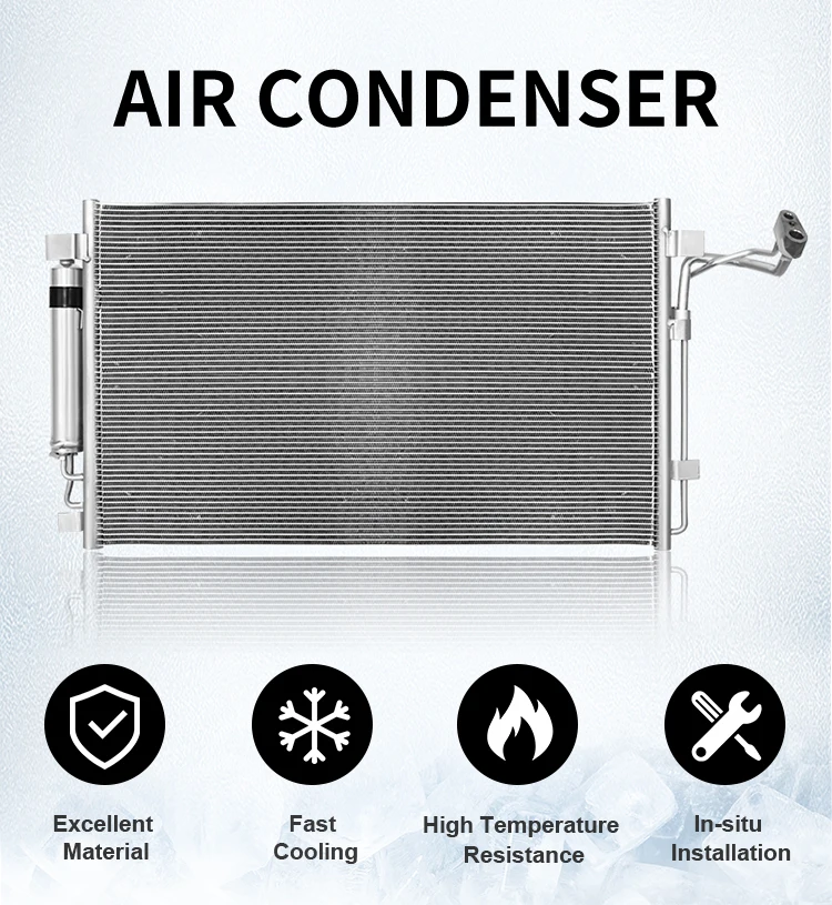 Renault Talisman AC Condenser - 921008540R & 921001829R