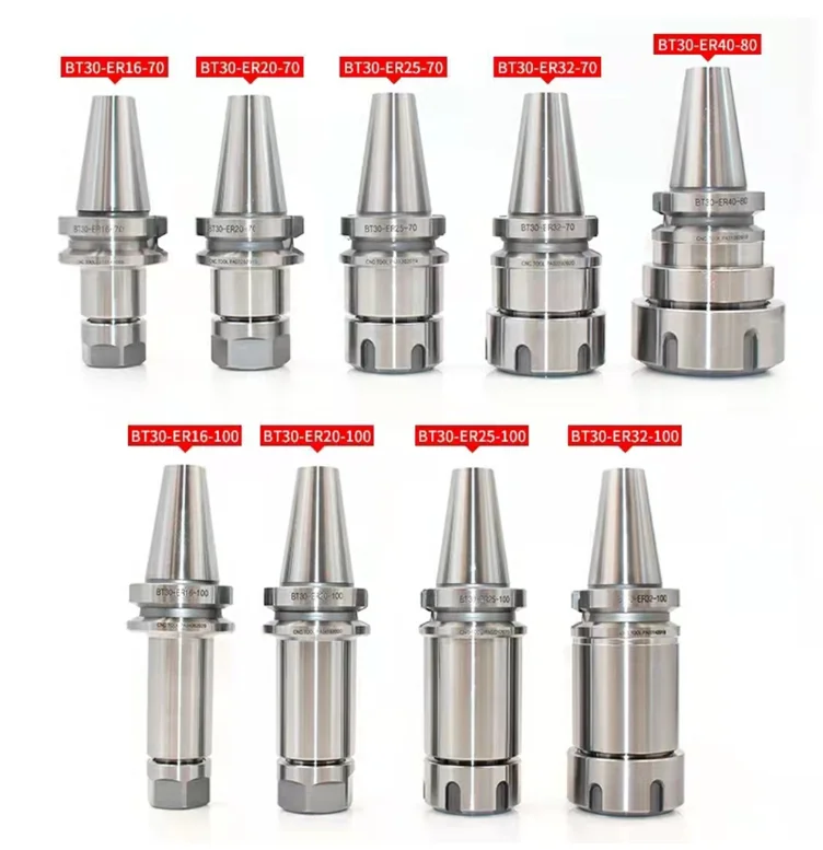 BT30 BT40 BT50 Tool Holders - Precision for CNC Milling