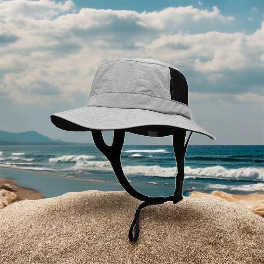 Adjustable Foldable Sunscreen Bucket Hat Waterproof Anti-Drop Sunblock ...