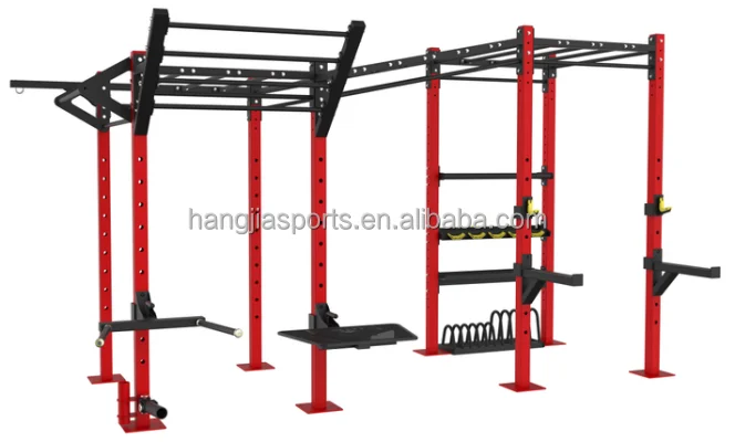 Customized Rig With Rail With Boxing Bag Gym Cross Fit Rigs for Multi ...