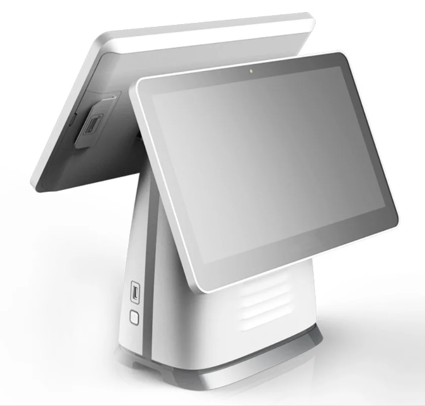 AonPos Desktop Pos Terminal Windows Pos Machine 15inch Dual Screen All ...