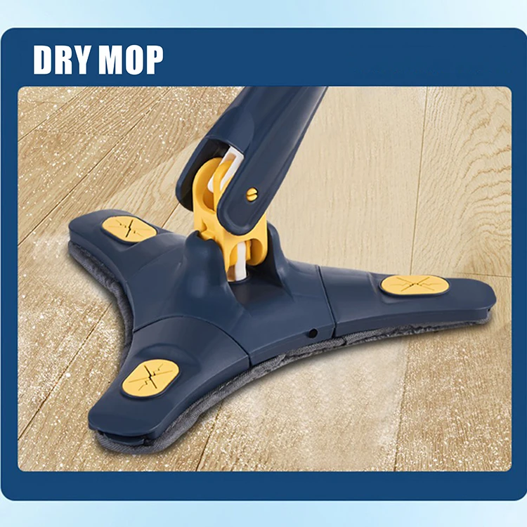 Wholesale Long Handle Telescopic Triangle Mop 360 Degree Clean Blind ...