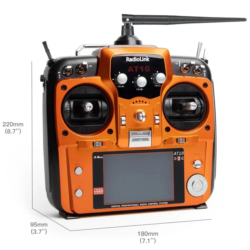 Radiolink AT10II Orange Transmitter - 12CH Drone Control