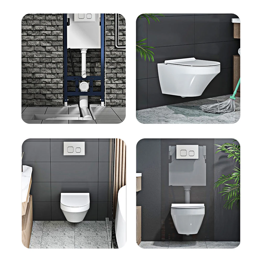 Modern Concealed Cistern for Wall Hung Toilets - Geberit & Toto
