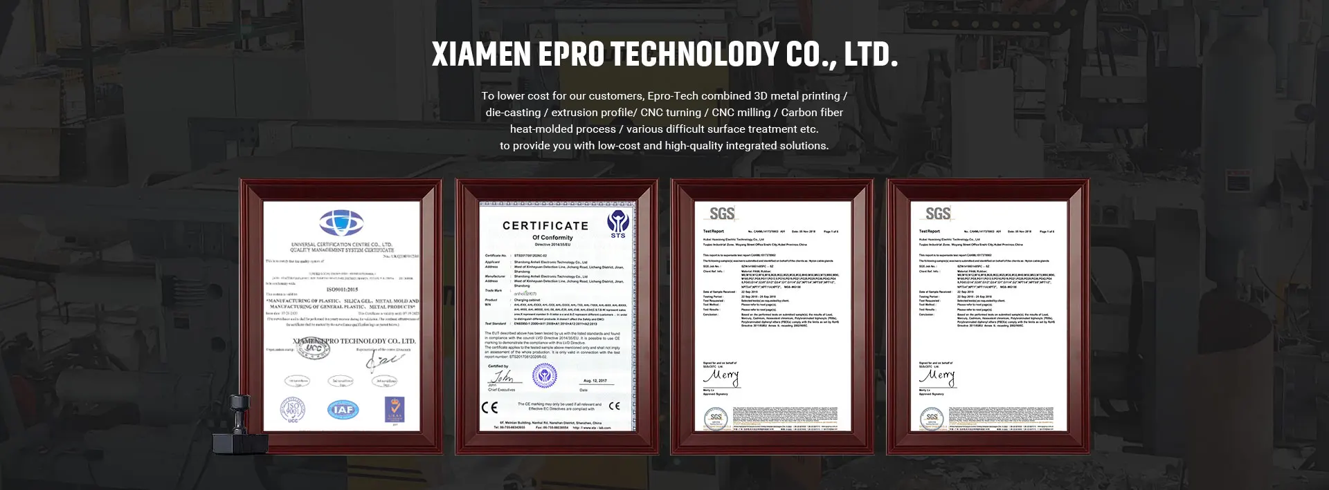 Company Overview - Xiamen Epro Technology Co., Ltd.