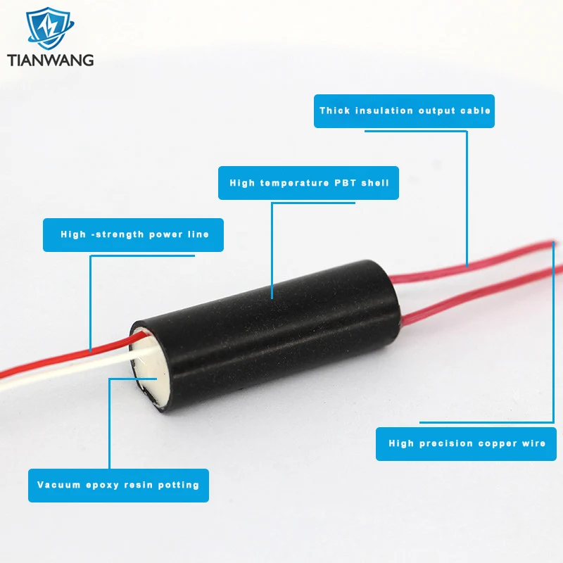 High Voltage Generator - 3-6V to 400KV Inverter Module