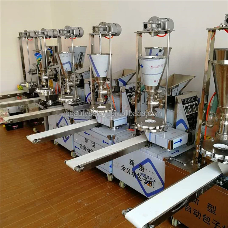 Vegetable Stuffed Stuffed Round Bun Making Machine Chinese Stuffing ...