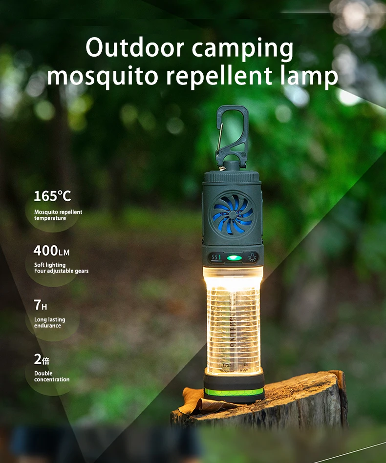Portable Rechargeable Led Camp Outdoor Mosquito Killer Projected Lamp ...
