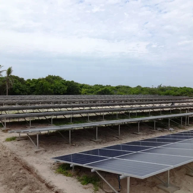 Hot Dip Galvanizing Ground Pv Mount Solar Panel Supporting System Solar ...