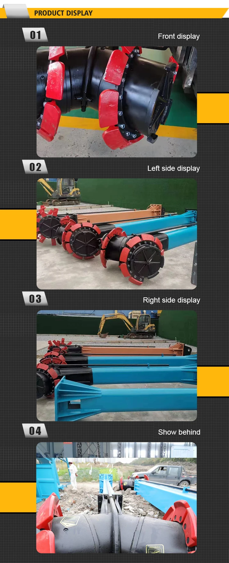 Construction Sludge Solidification Mixer Sludge Mixing Head In-situ ...