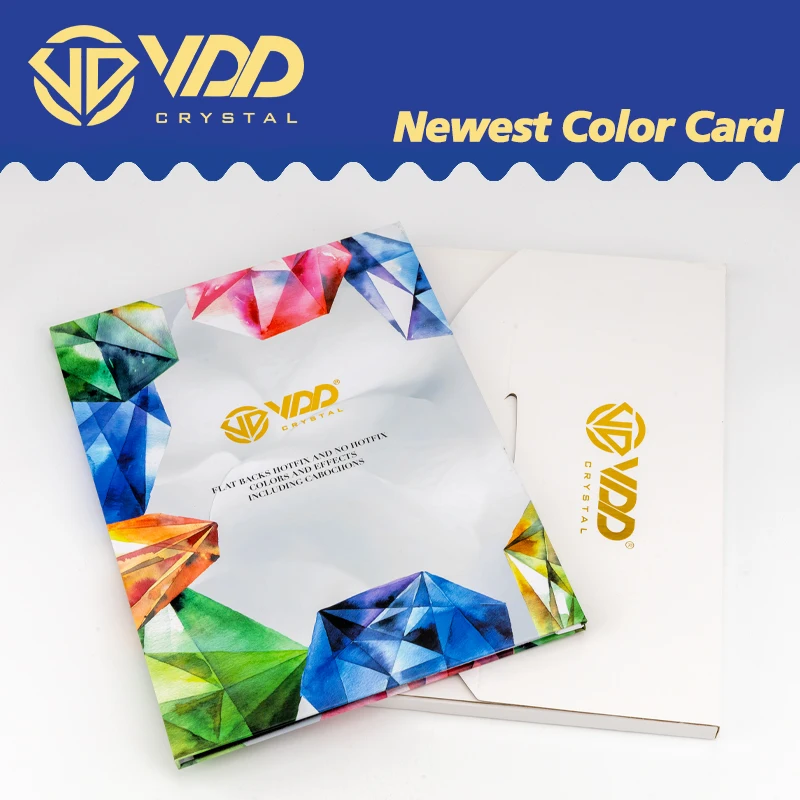 VDD 2025 Newest Color Chart Card - High Quality Rhinestones