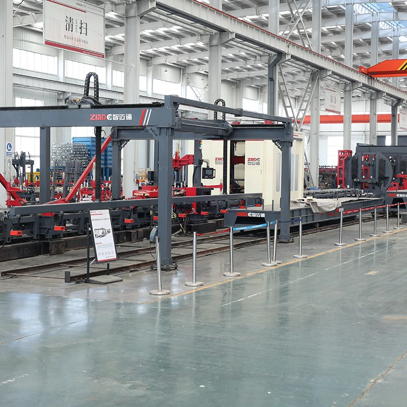 ZMDE H Beam T Beam Production Line Light Steel Frame Structure Making ...
