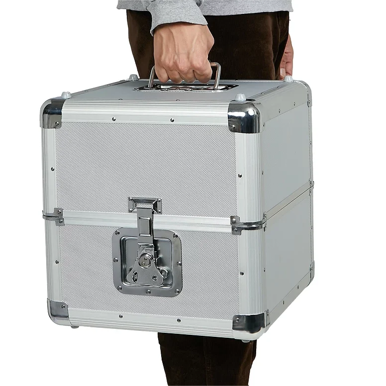 High Quality Construction Record Flight Case 100 Lps Aluminium Vinyl ...