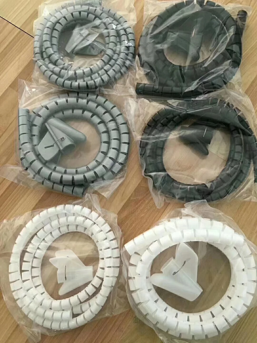 Cable Management Sleeve Organizer 118inch Cord Wire Wrap Coiled Tube ...