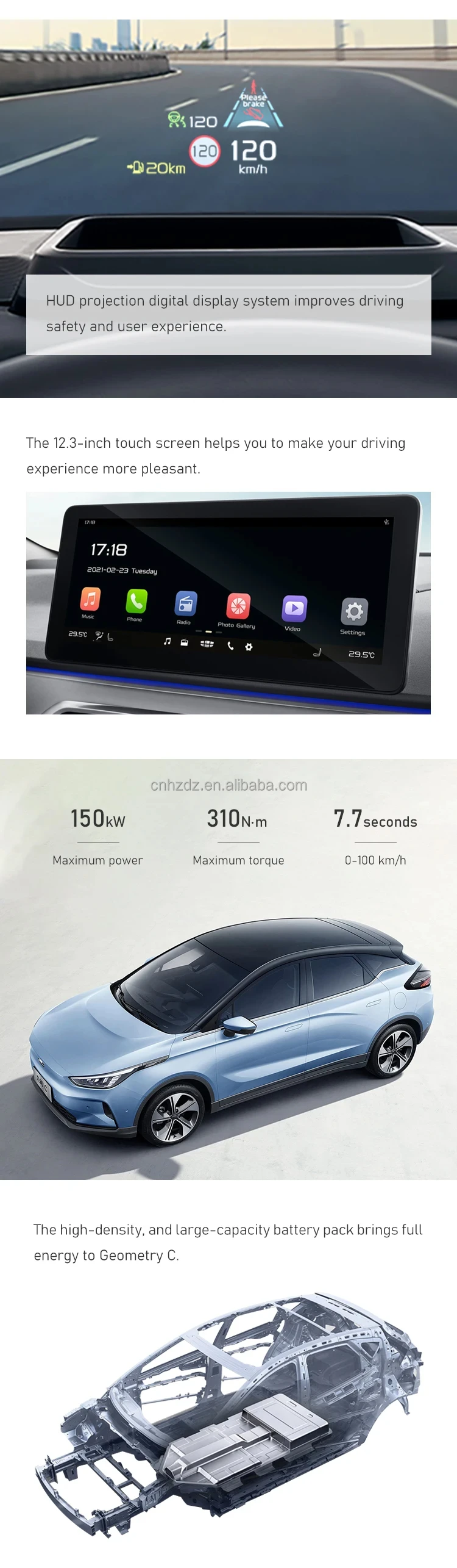 2023 Geely Geometry C 410km Electric Car Suv New Energy Vehicle Buy In China - Buy In China ...