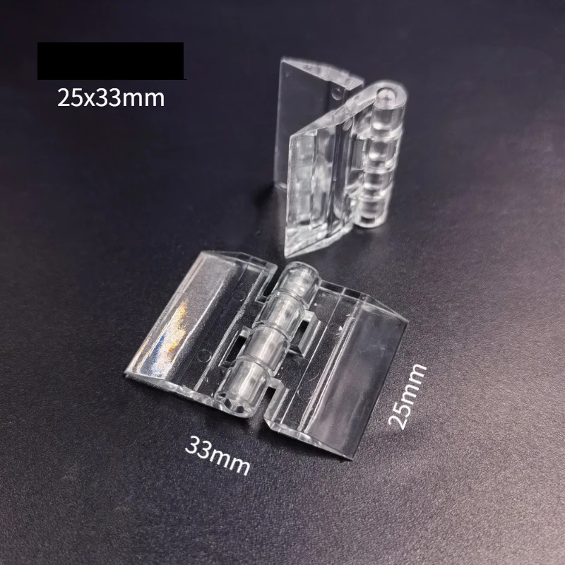 Clear Acrylic Box - Hinge Display Storage Case Plastic Hinge