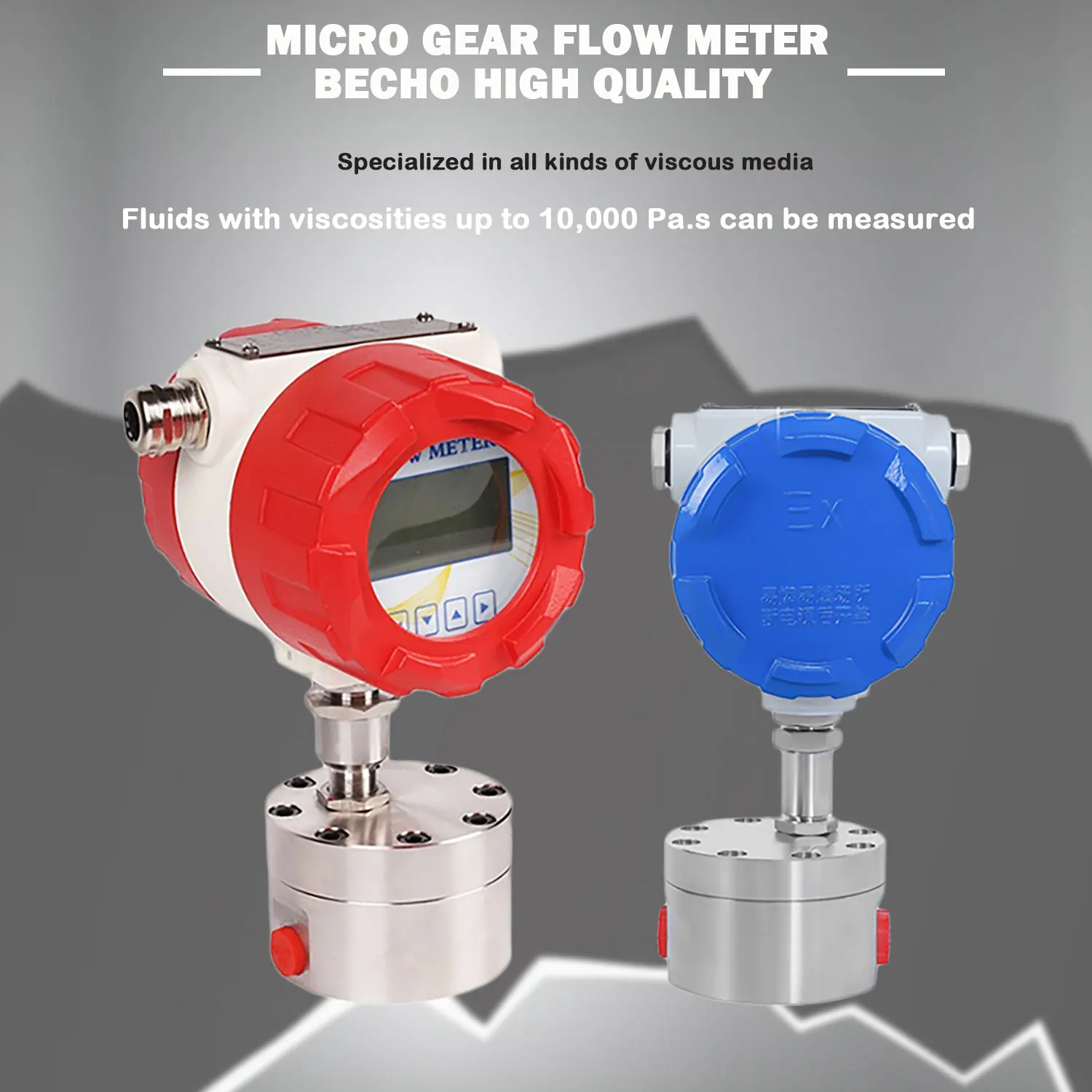 Industrial OGM Micro Gear Flow Meter Oval Oil Over Flow Sensor ...