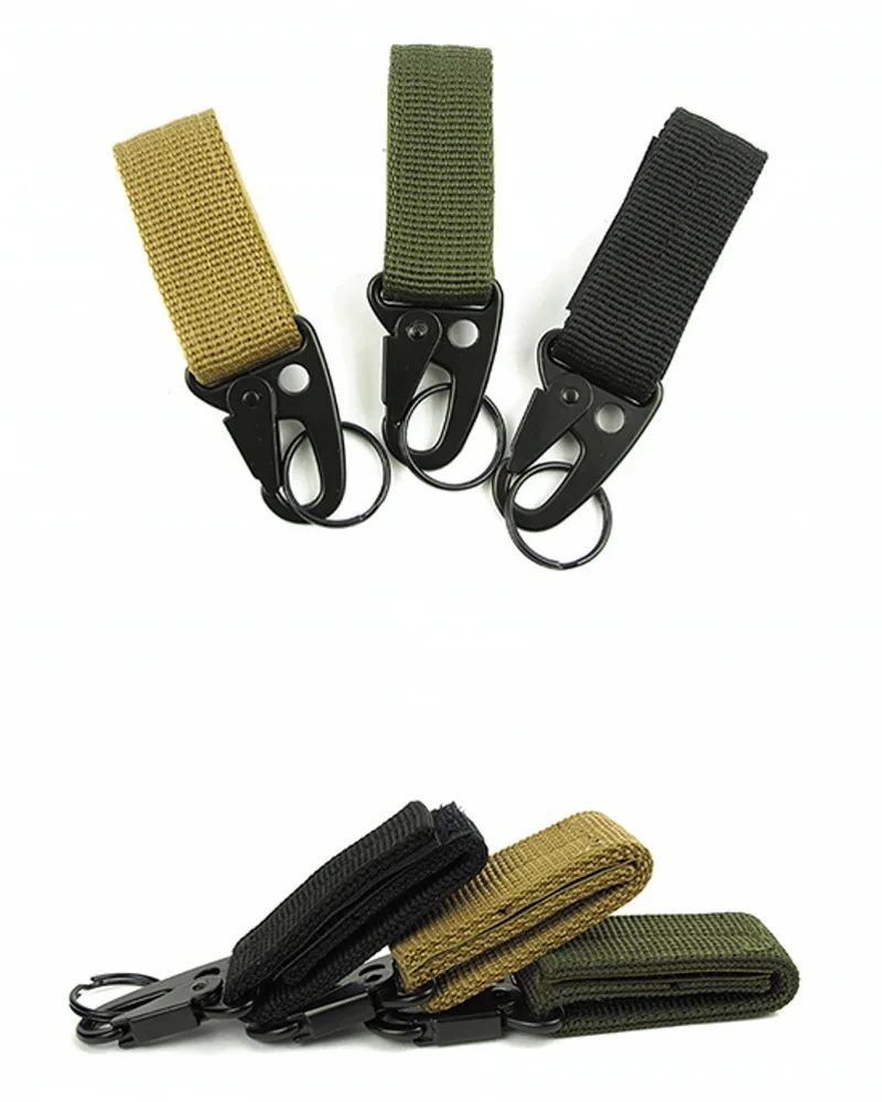 Outdoor Molle Hanging Nylon Webbing Belt Metal Hook Buckle Olecranon ...