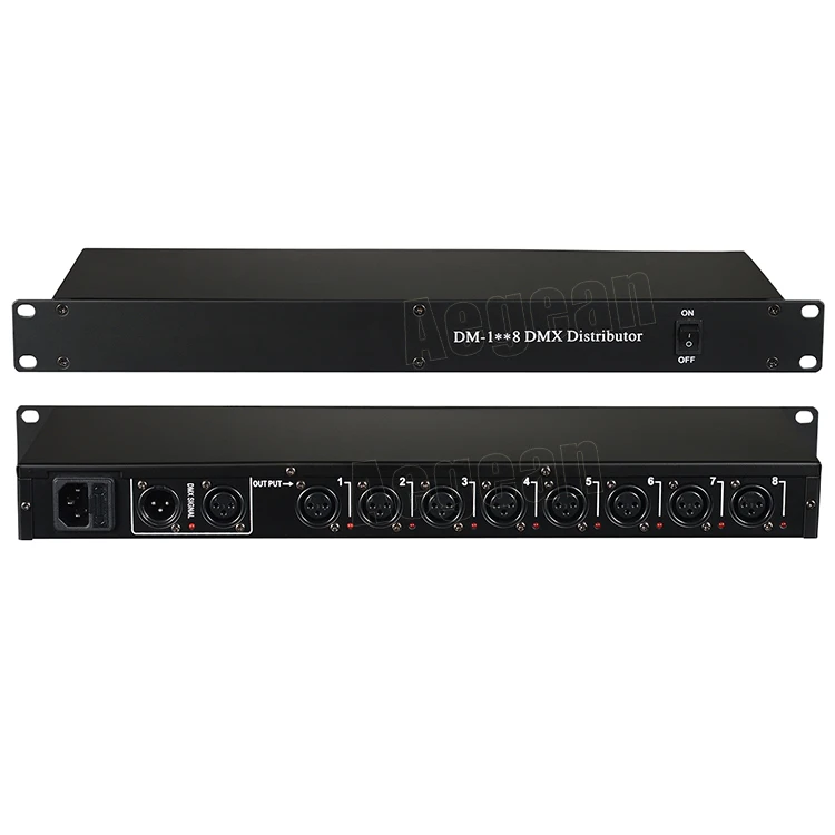 Dmx 512 Four Channels Splitters 4 Ways Dmx Signal Amplifier Used For ...