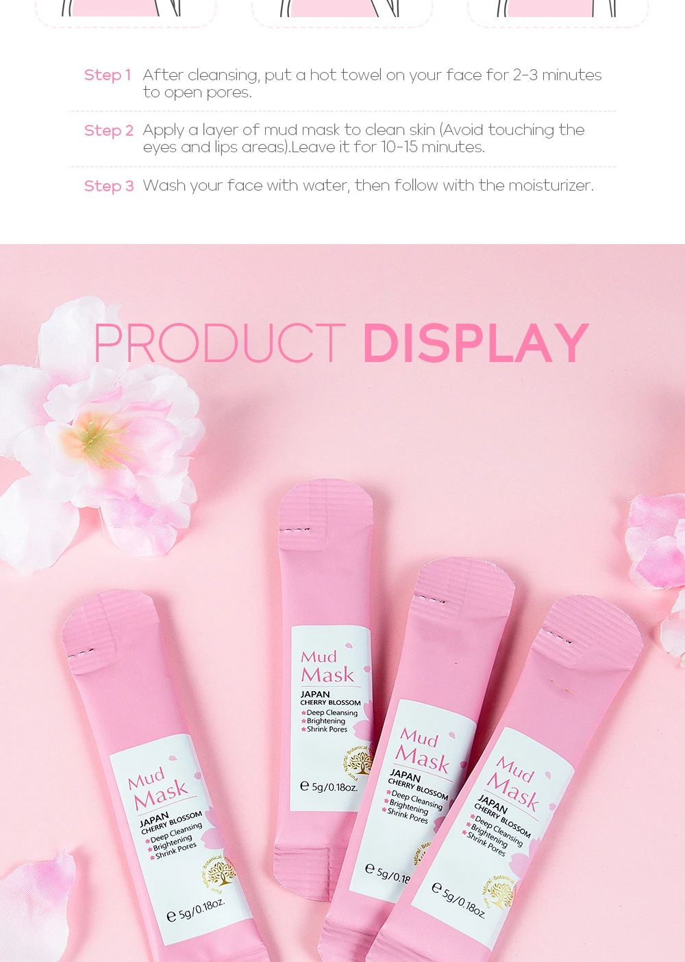 Wholesale Korean Cosmetics Beauty Products Face Skin Care Japan Cherry ...