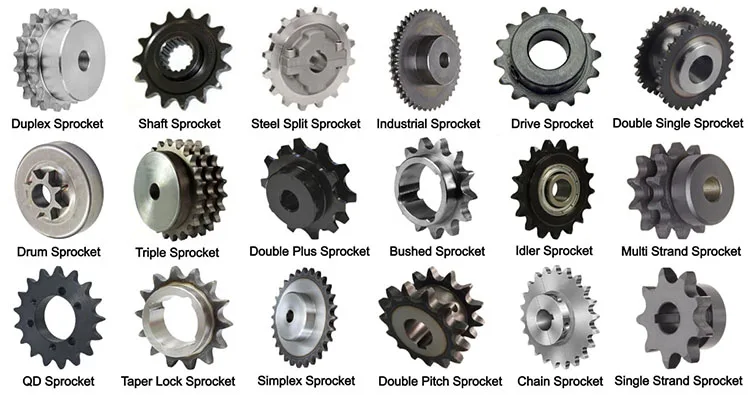 High Performance 40Cr C45 SUS304 SUS316 Stainless Steel Sprocket ANSI ...