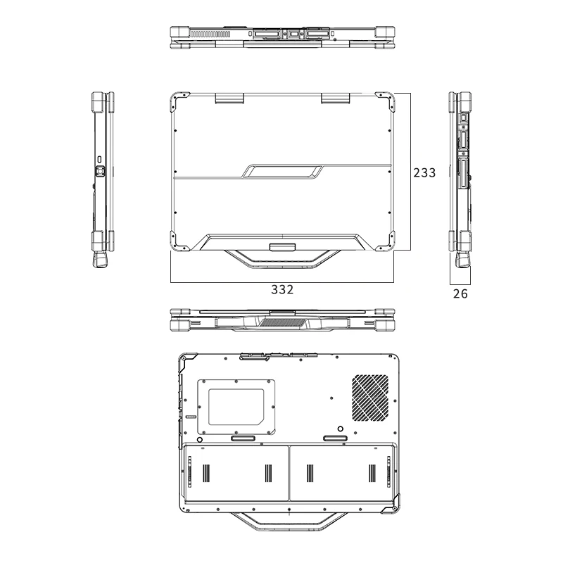 13.3inch Rugged Notebook Fhd 8gb Ram 128gb 15.6 Inch Non Touch Computer ...