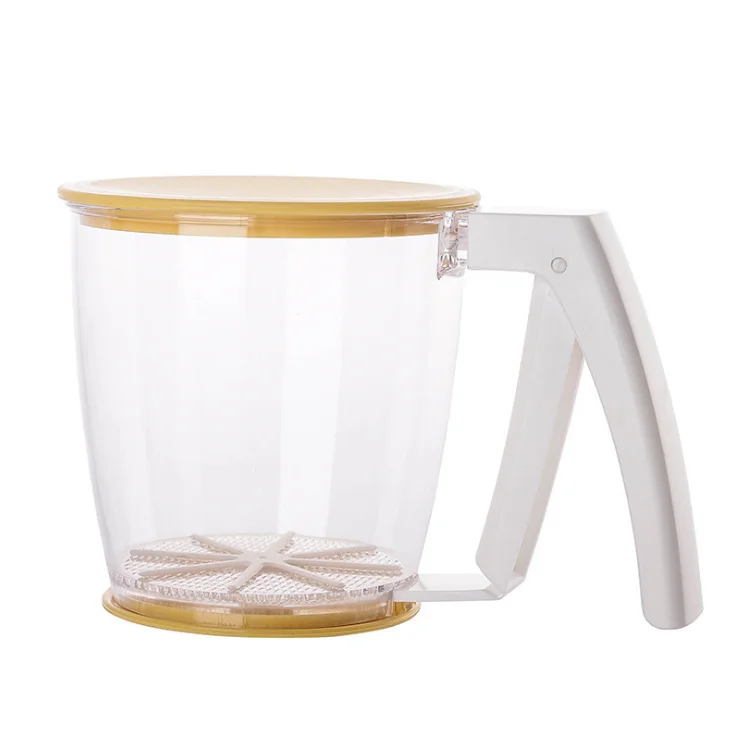 Plastic Material Flour Sieve Mesh Sifter For Baking Cakes Pastries Pies ...