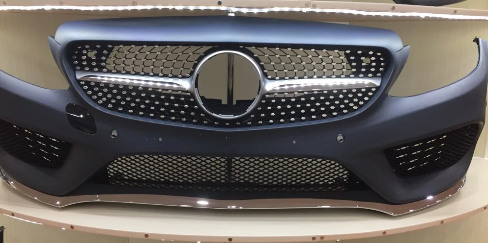 Fits Mercedes W205 Amg C300 Grille A2058880023 Upper Grill Oem ...