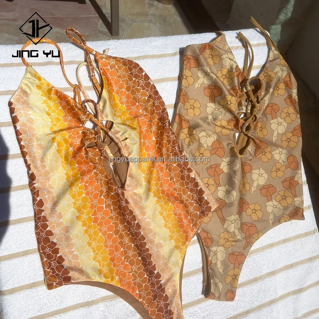 Custom Printed Luxury Summer Custom logo Designer Bathing Suits for ...