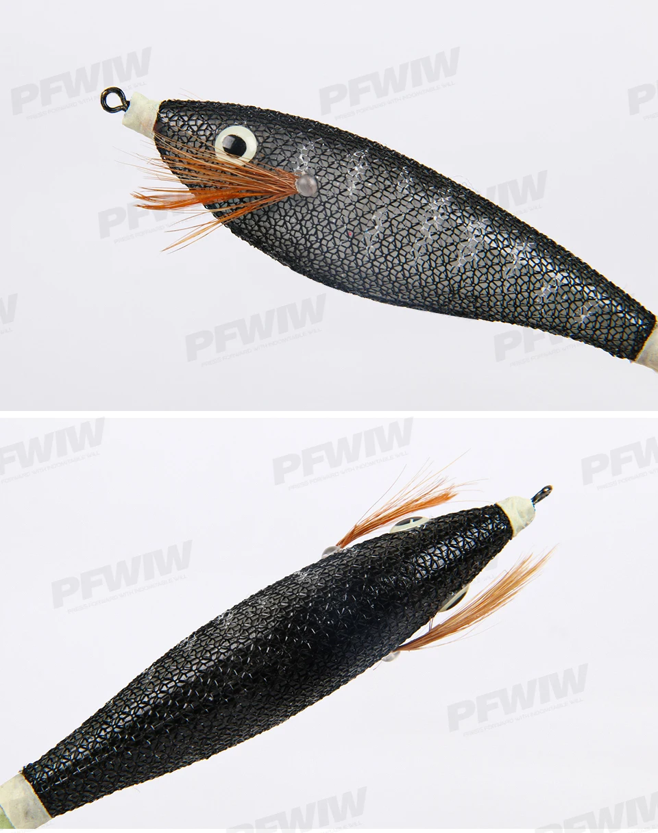 Pfwiw Pf211209 Luminous Squid Jig 110mm/13g Laser Cloth Saltwarter ...