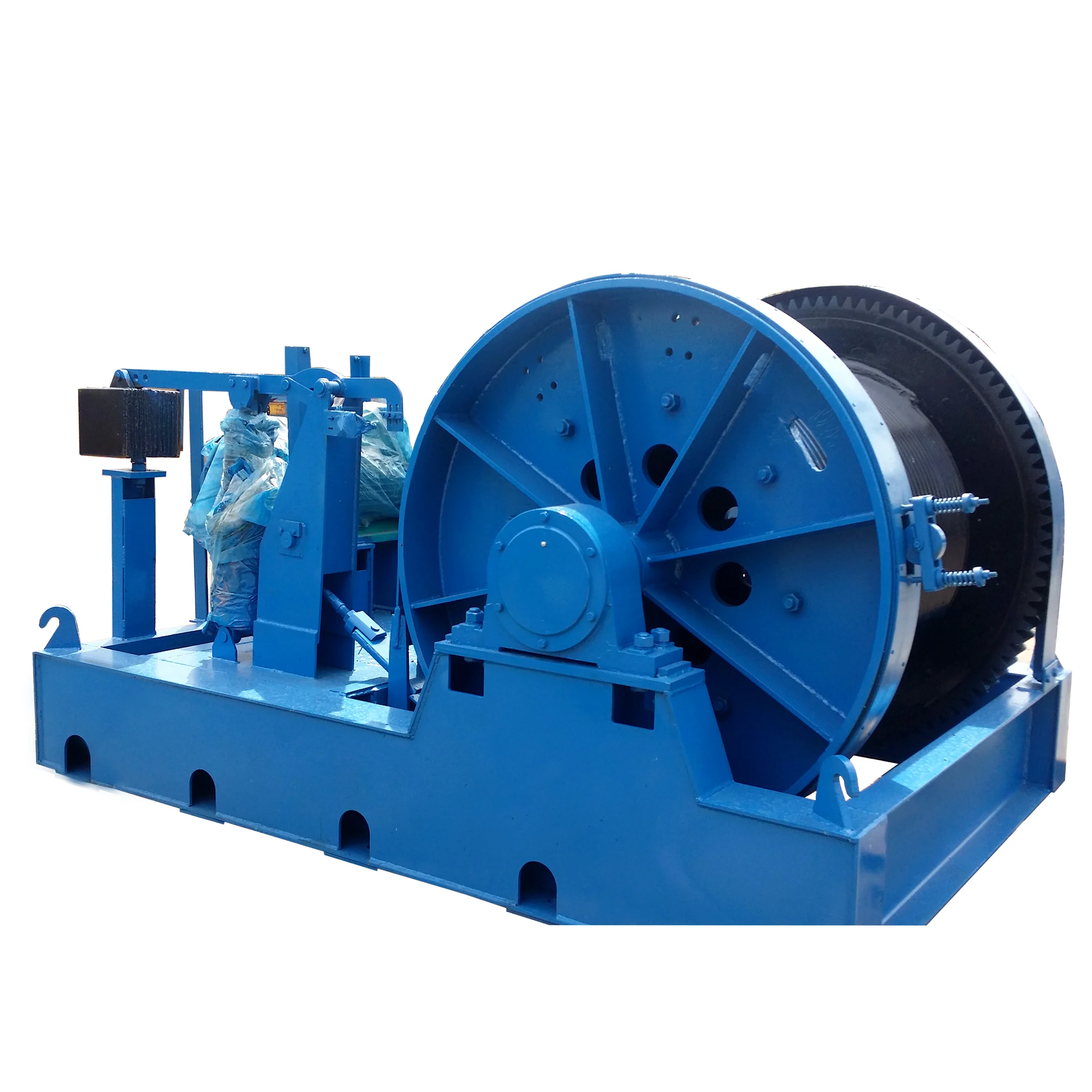 Wire Rope Pulling Winch 3 Phase Ac 380v 10t Single Drum Wire Rope ...
