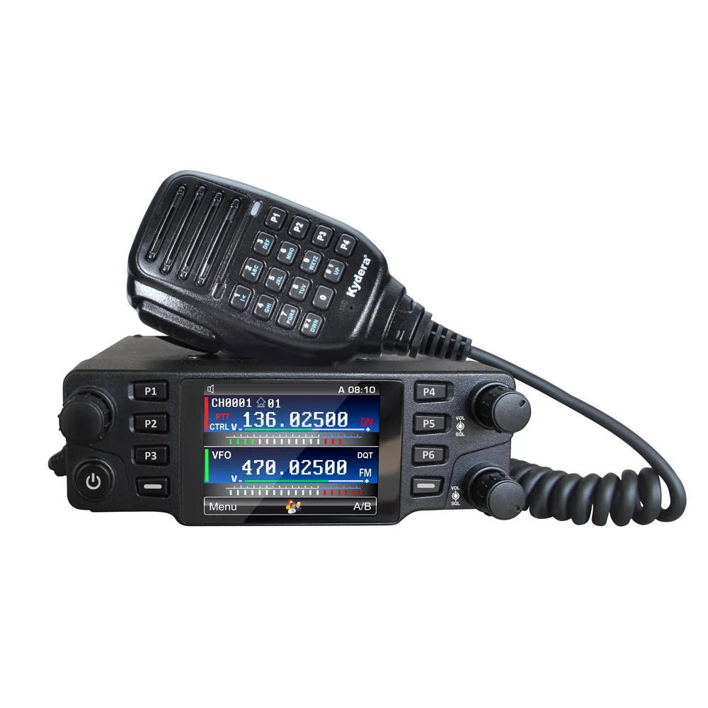 Kydera CDR-700UUV 50W Dual Band UHF VHF Mobile Radio with AES ...