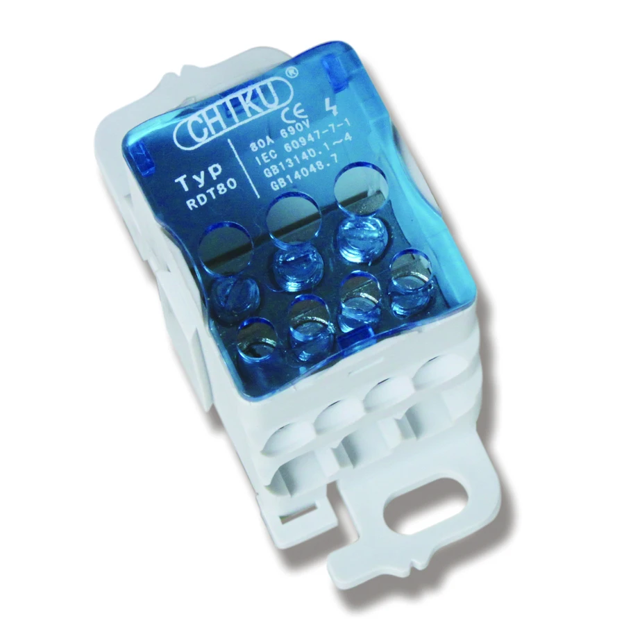 High Current Monopolar Junction Box Terminal Blocks Power Distribution ...