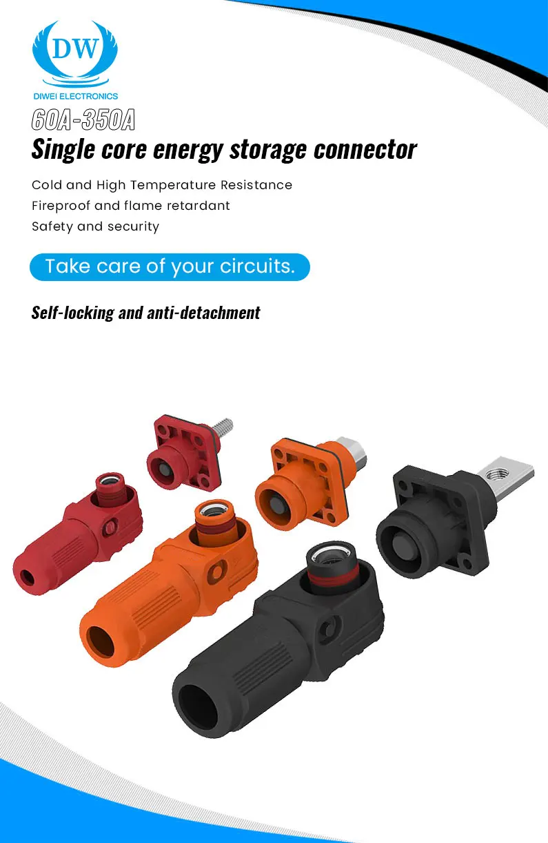 Hot Sale Ev Battery Energy Storage High Current Terminal Connector 120a ...