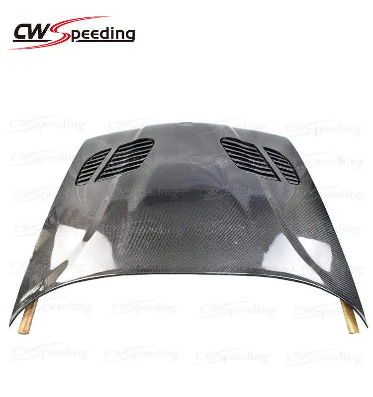 GTR Style Carbon Fiber Engine Cover Hood Bonnet for BMW 5 Series E34 ...