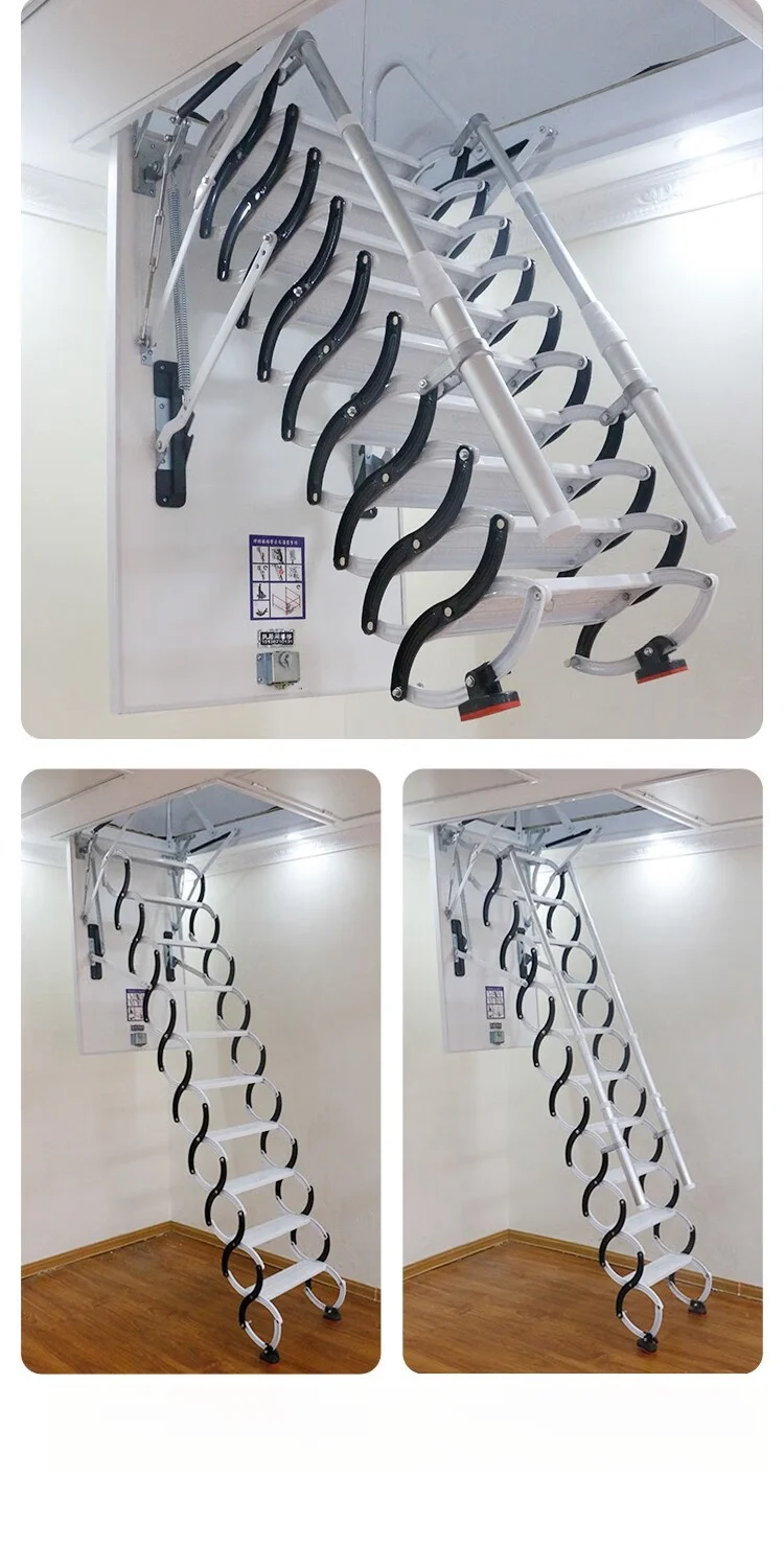 Lakshyo 2024 New Ceiling Mounted Roof Access Retractable Folding Zip ...