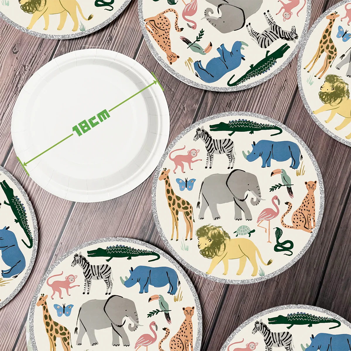 Blue Dino Paper Plate Picnic Dinner Tableware Supplies Dino Theme ...